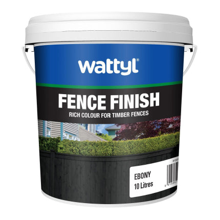 Wattyl Fence Finish Paint 10L Ebony for Timber – Western ITM